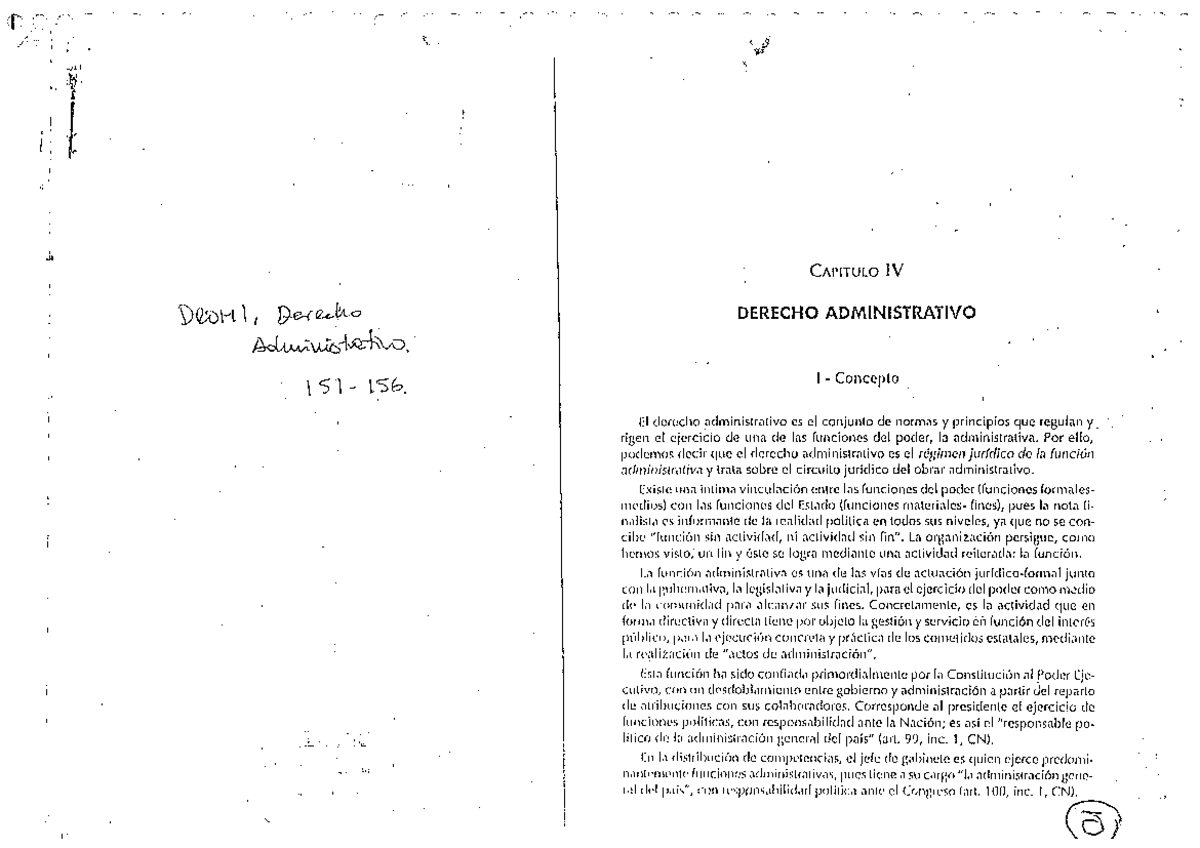 01-A. Formas jurídicas administrativas - Roberto Dromi (pp. 151-156 ...