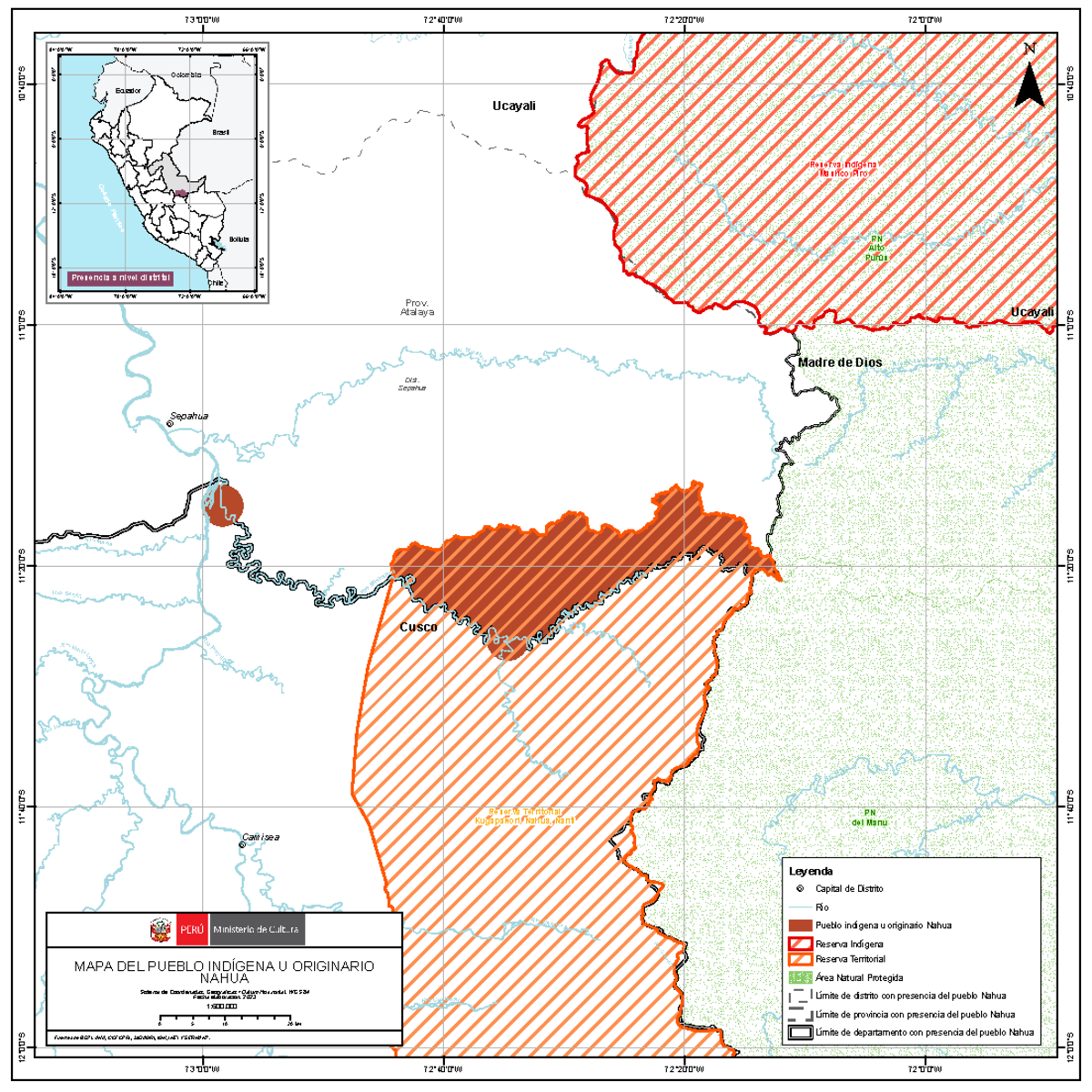 30. Mapa Pueblo Nahua - R R ####### PN ####### del Manu ####### PN ...