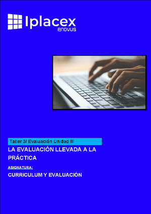 EJ 5 - TRABAJO - iplacex SEMANA 5 / ACTIVIDADES Nombre de la Unidad: LA ...