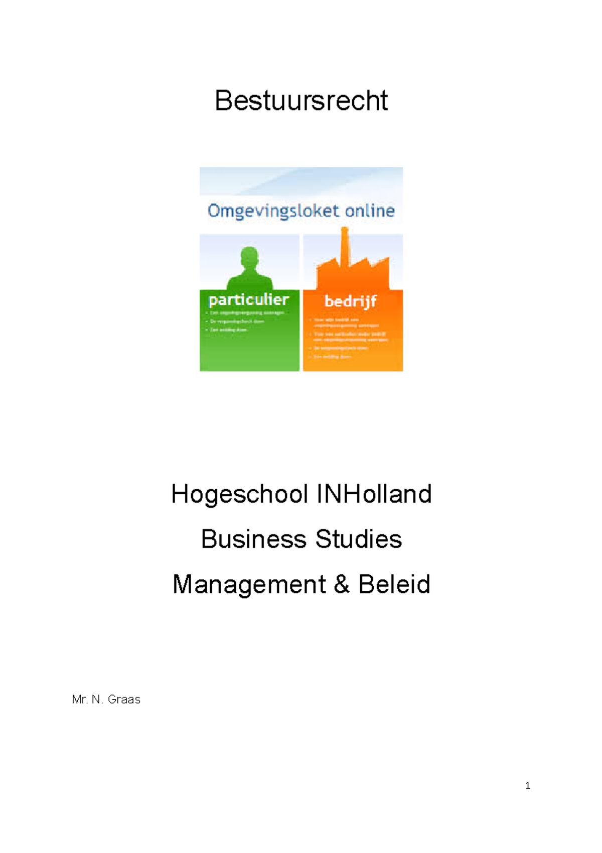 Handleiding Bestuursrecht 2019-2020 Studenten - Bestuursrecht ...