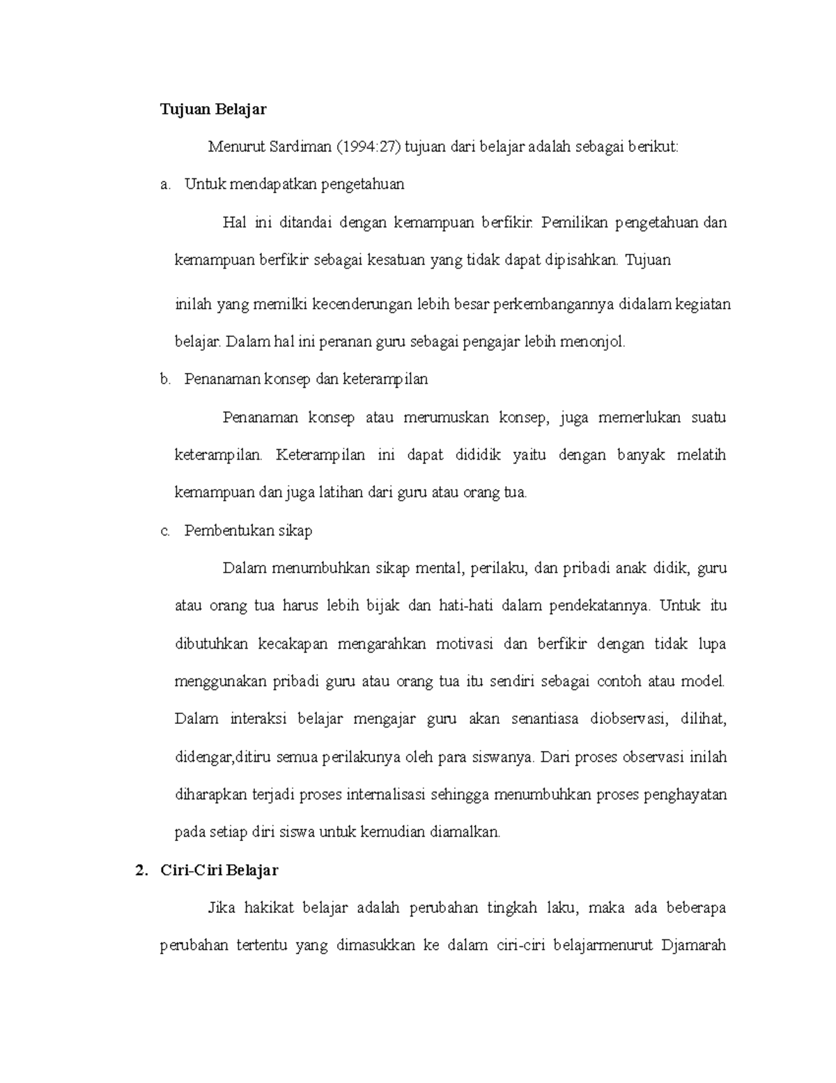 Tujuan Belajar - Ringkasan Materi Landasan Pendidikan - Tujuan Belajar ...