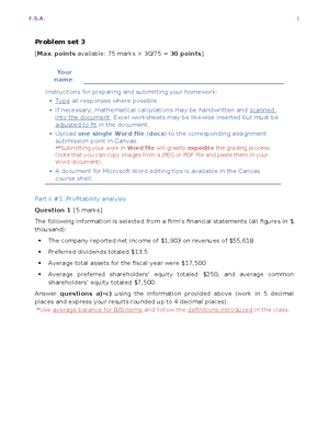 Fsa PS key 6 - Problem Set Key 6 - Problem set 6 : Answer key [Max ...