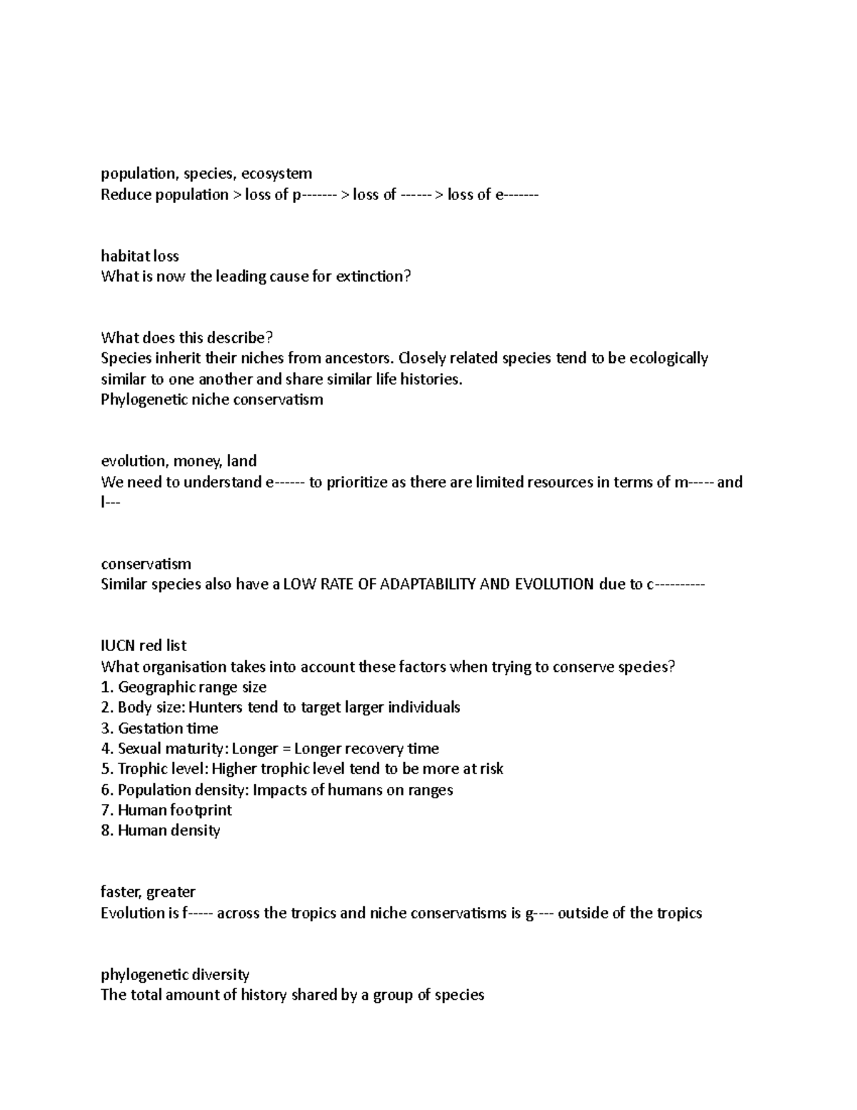 Principles of evolution - population, species, ecosystem Reduce ...