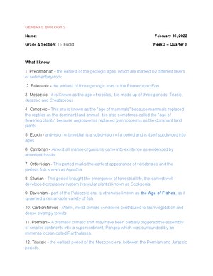 Earth Science Module 12 - Earth Science Name: February 8, 2022 Grade ...