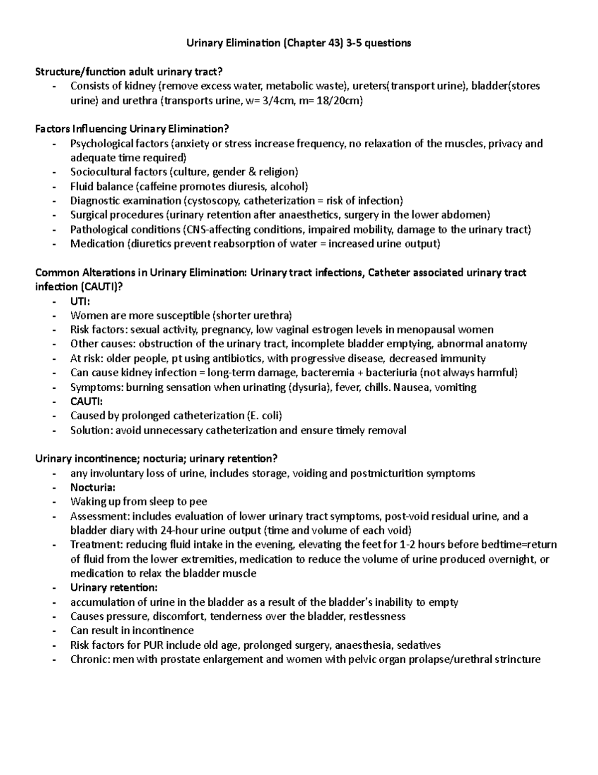 urinary-elimination-lecture-notes-1-urinary-eliminaion-chapter-43