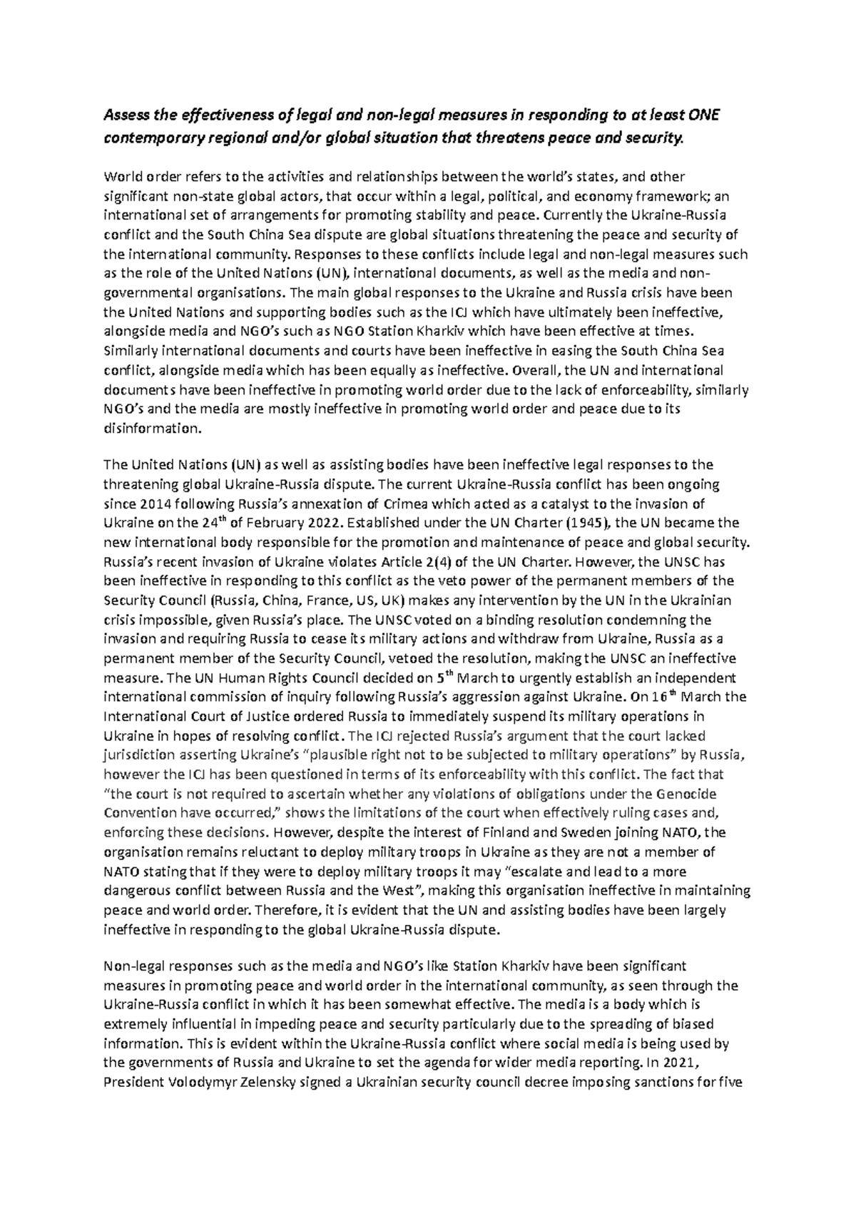 world-order-essay-assess-the-effectiveness-of-legal-and-non-legal