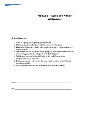 IV-7 Assigmt - Module 6 Household Management - © N A C C 2 0 1 5 V 6 ...