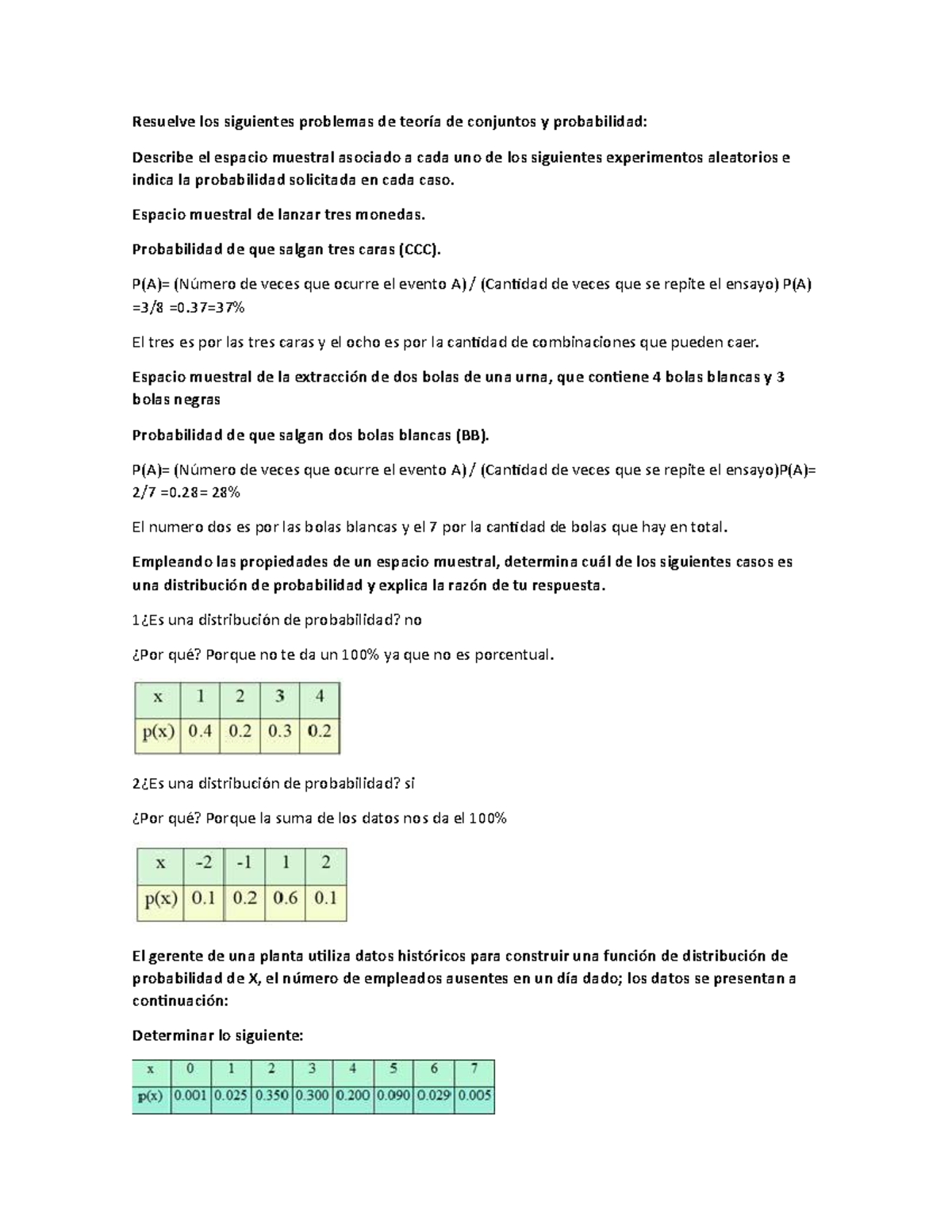 Ejercicio 2 parte 1,2,3 - Resuelve los siguientes problemas de teoría ...