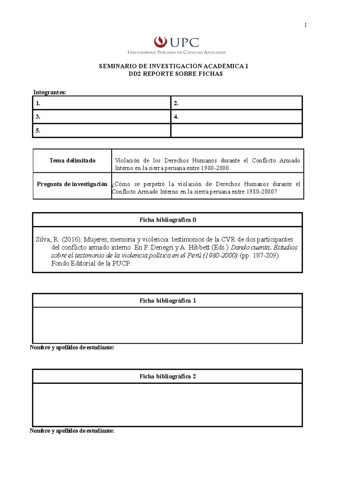 Formato DD2 sobre fichas - SEMINARIO DE INVESTIGACIÓN ACADÉMICA 1 DD2 REPORTE SOBRE FICHAS - Studocu