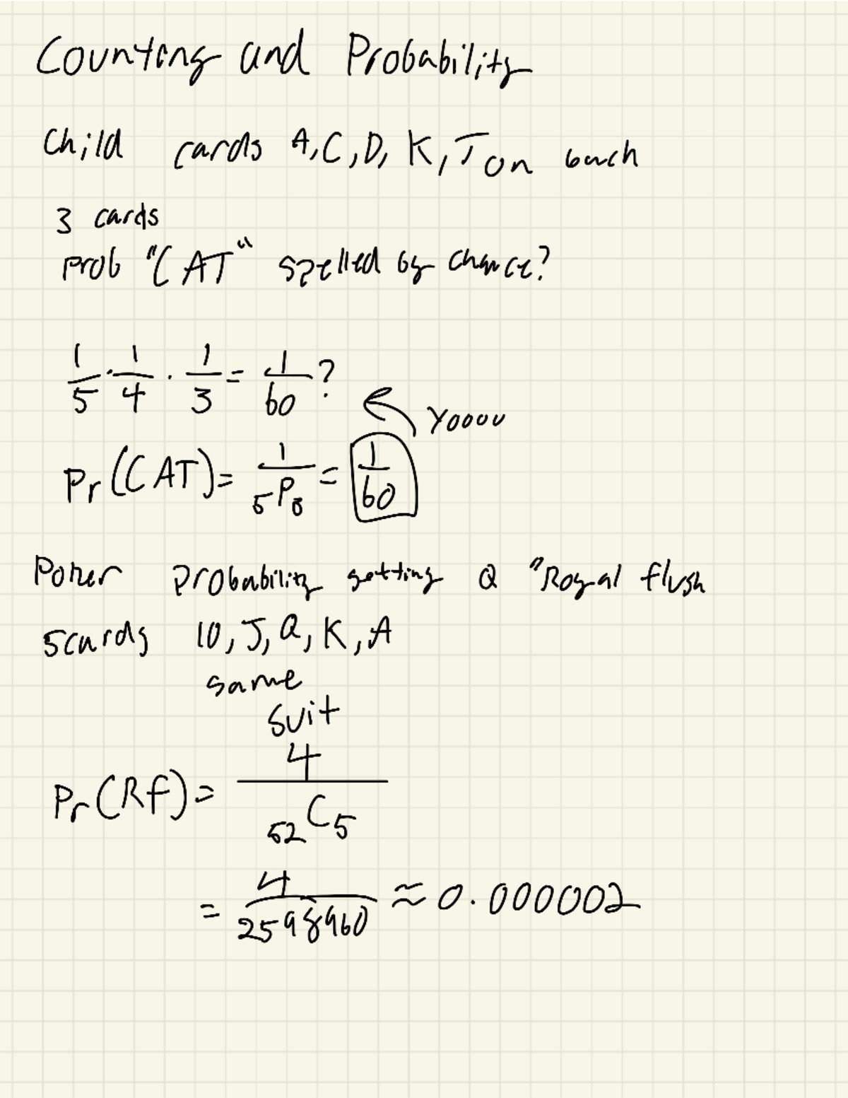 Binomial Probability - CAM 2305 - Studocu