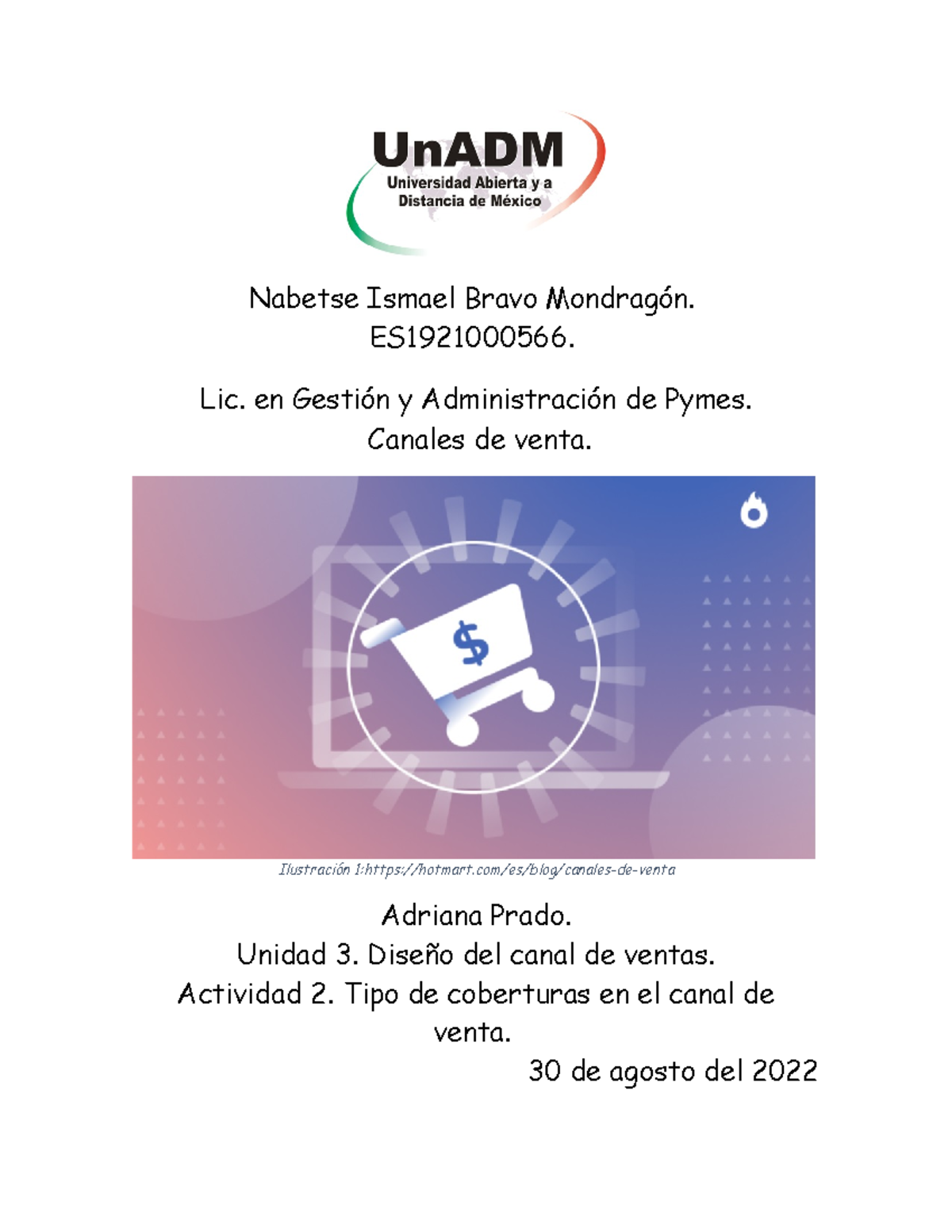 GCAV U3 A2 NABM - trabajo - Nabetse Ismael Bravo Mondragón ...