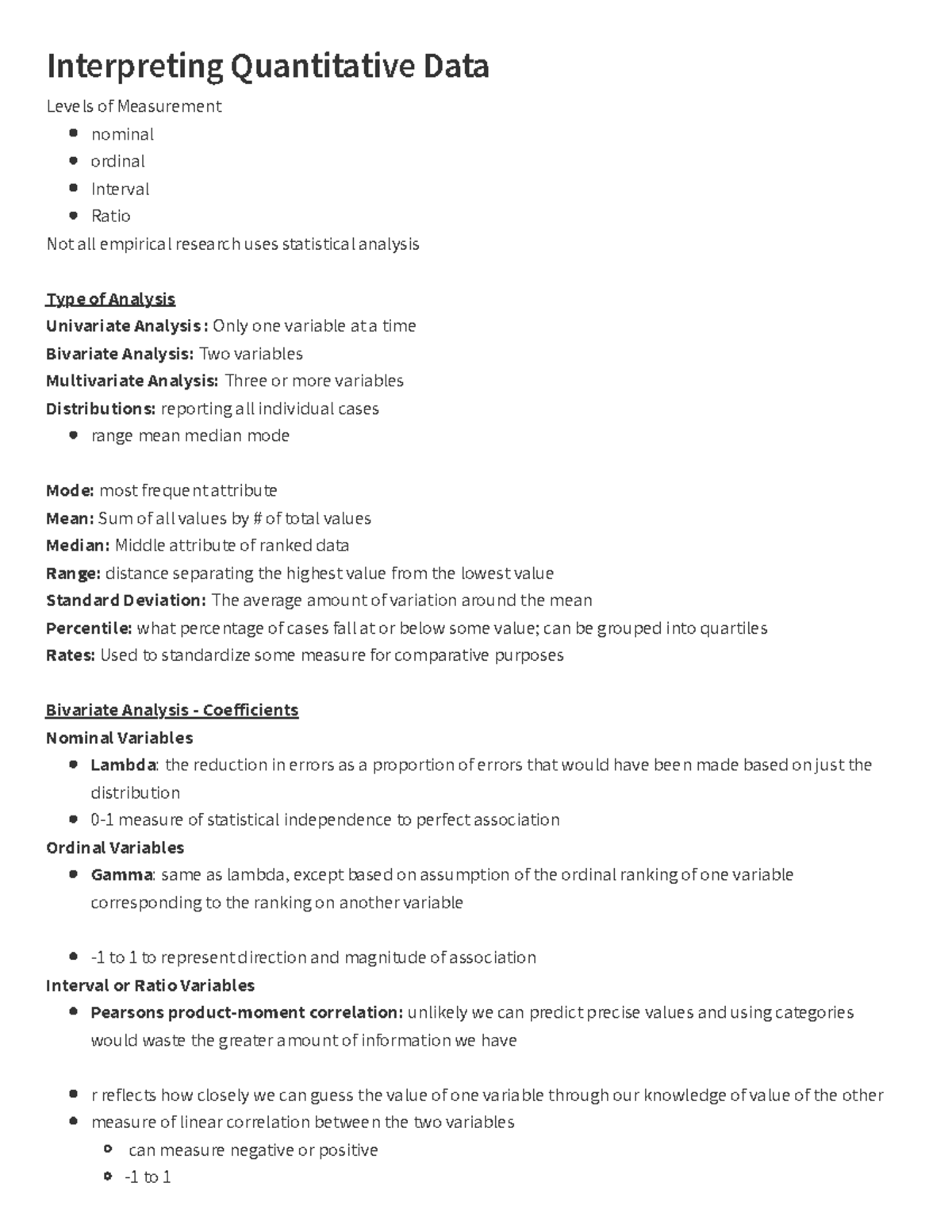 RM - Interpreting Quantitative Data - Interpreting Quantitative Data ...