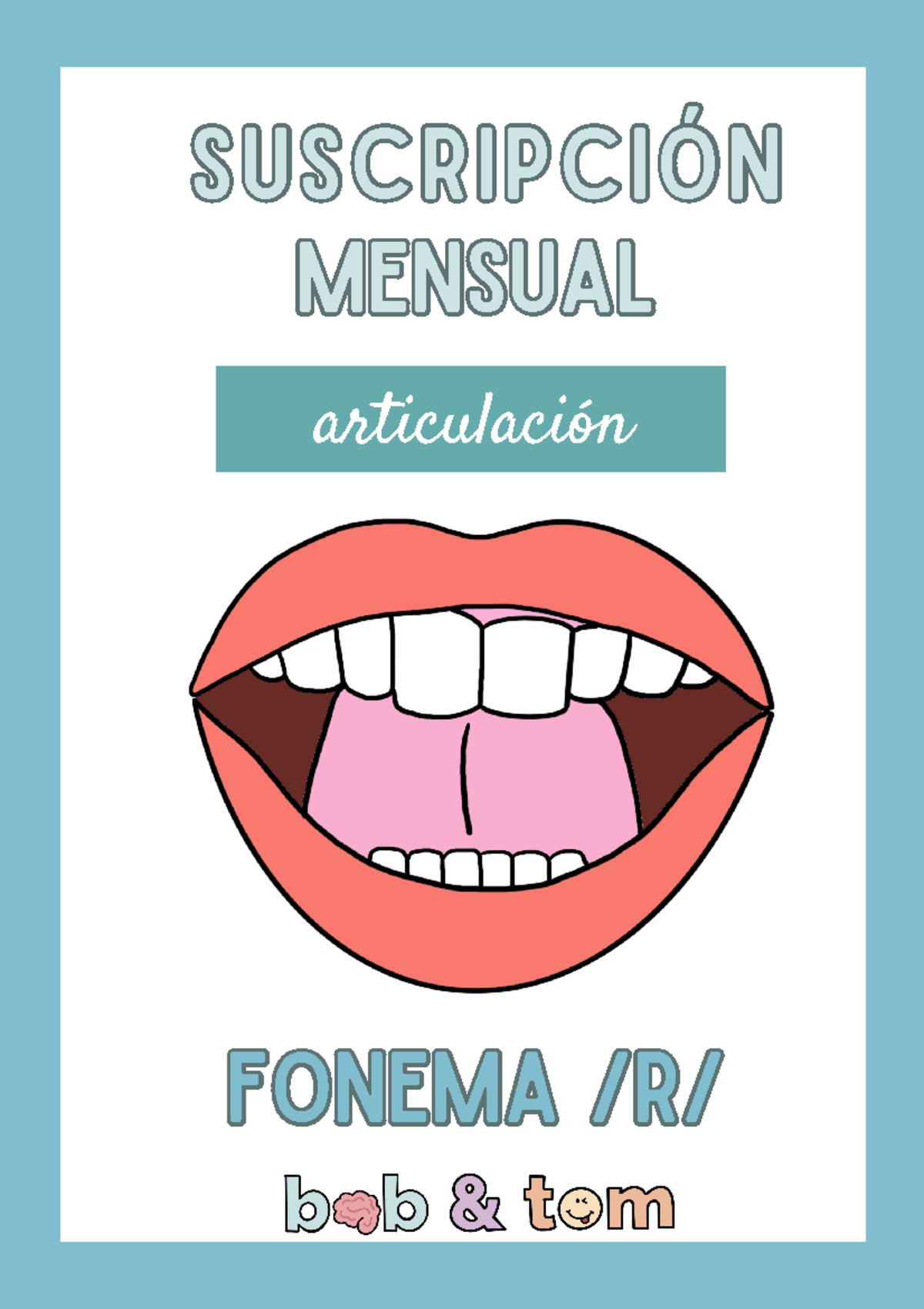 Fonema r.pdf - SUSCRIPCIÓNSUSCRIPCIÓN mensualmensual articulación Fonema /r/Fonema /r/ Fonema /r ...
