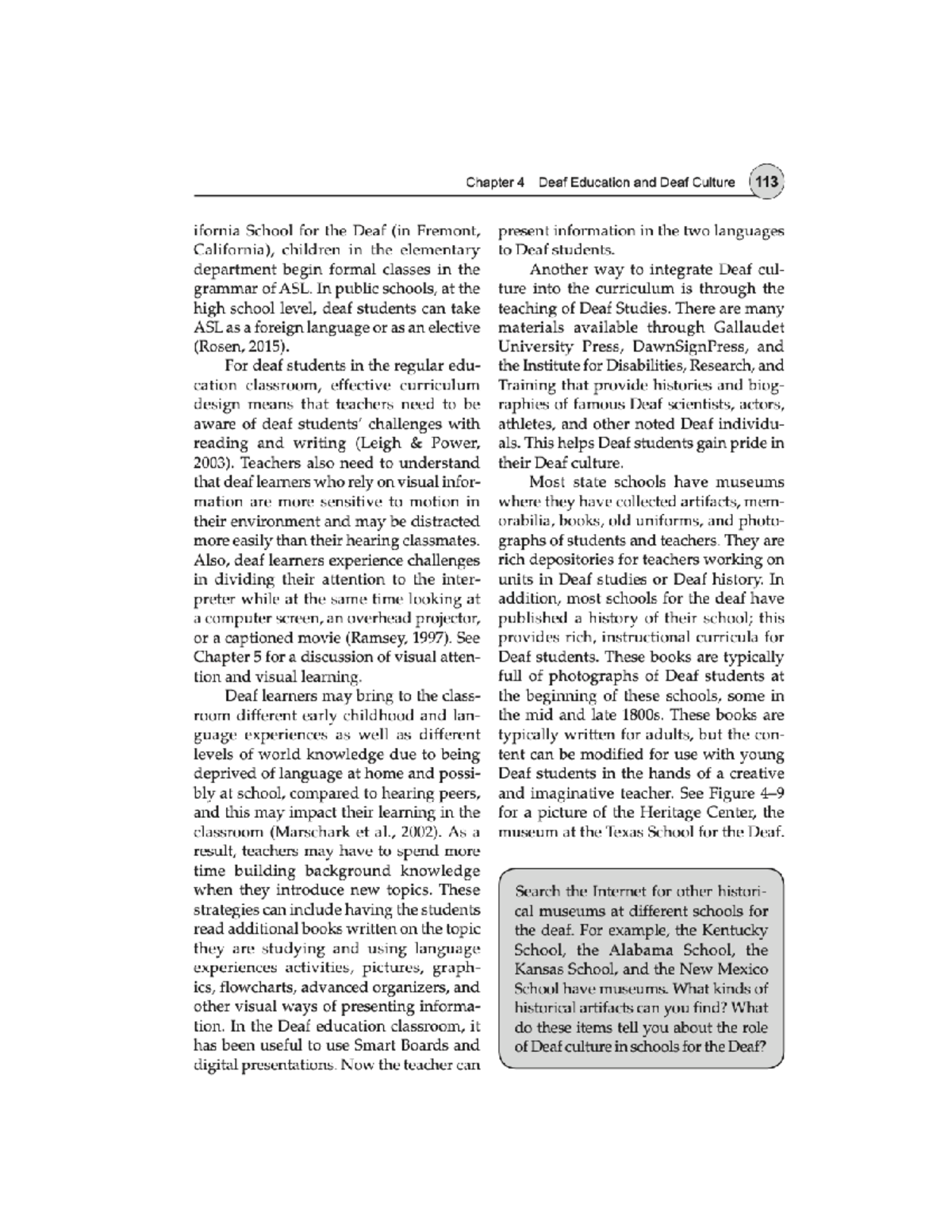 Deaf culture chapter 4-4 - ASL 101 - Studocu