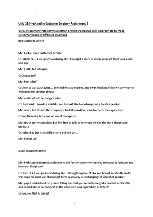 14 Help Sheet Aim A & B unit 14 Business - A Describe the different ...