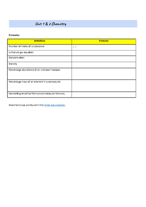 Chemistry Unit 1 exam Questions - Unit One Chemistry Exam Multiple ...