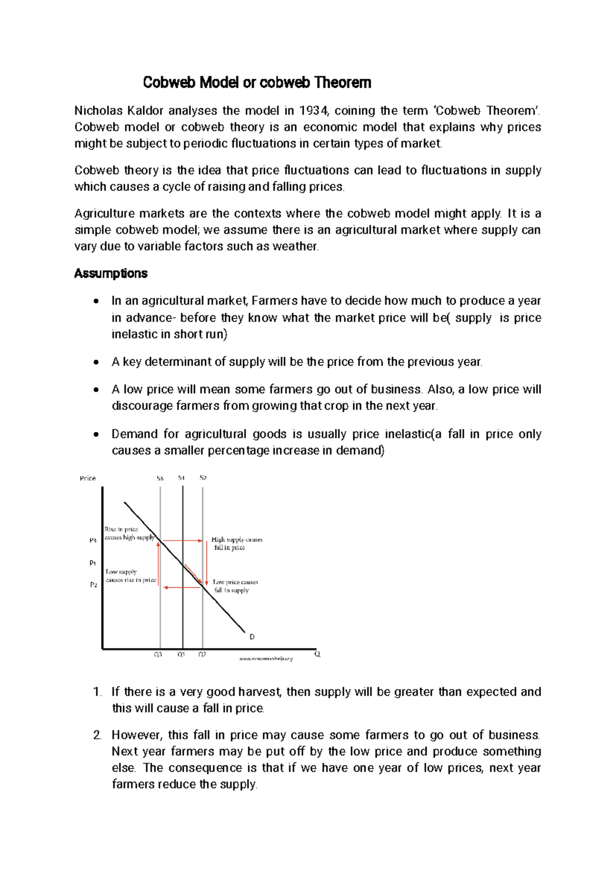 1.Cobweb Model or cobweb Theorem - CobwebModelorcobwebTheorem ...