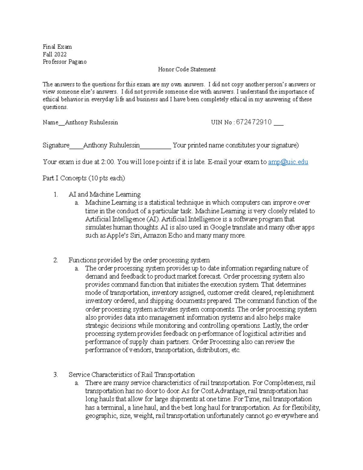 Final Exam.Fall.22 Anthony Ruhulessin - Final Exam Fall 2022 Professor ...