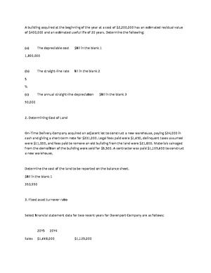 [Solved] Costs of acquiring fixed assets Melinda Stoffers owns and - Financial Accounting ...