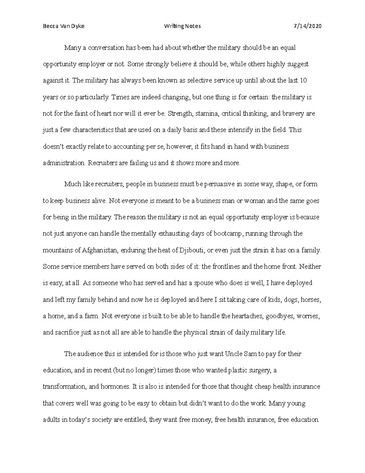 2-2 Writing Notes - ENG123 - SNHU - Studocu