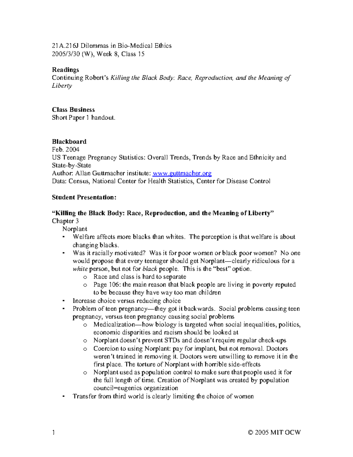 Dilemmas in Ethics: Race Reproduction and Social Inequality - Studocu