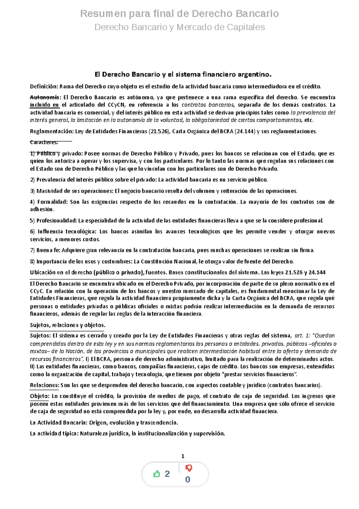 Resumen-para-final-de-derecho-bancario compress - Resumen para final de Derecho Bancario Derecho ...