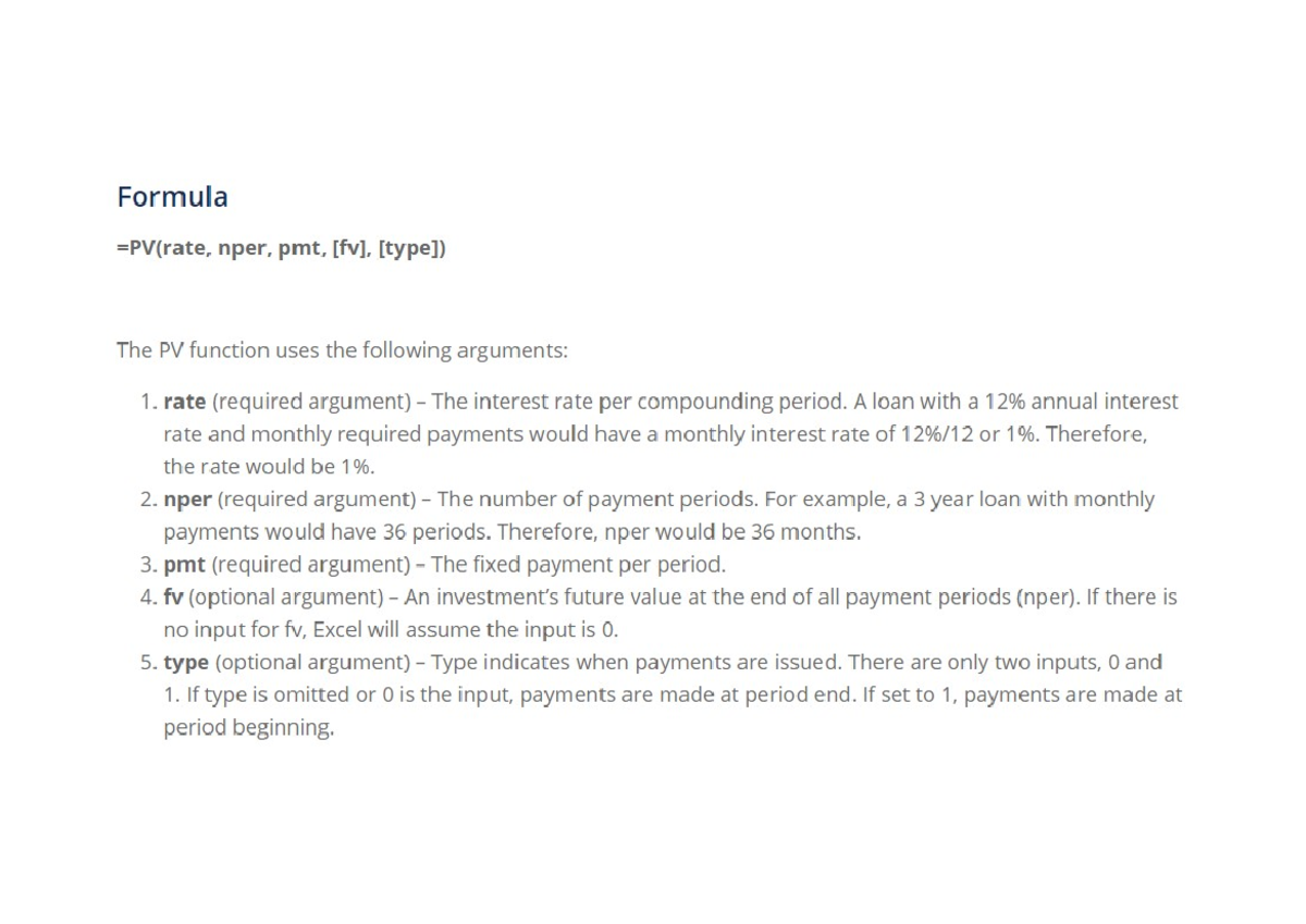 TVM+Formula - Financial Management - Studocu