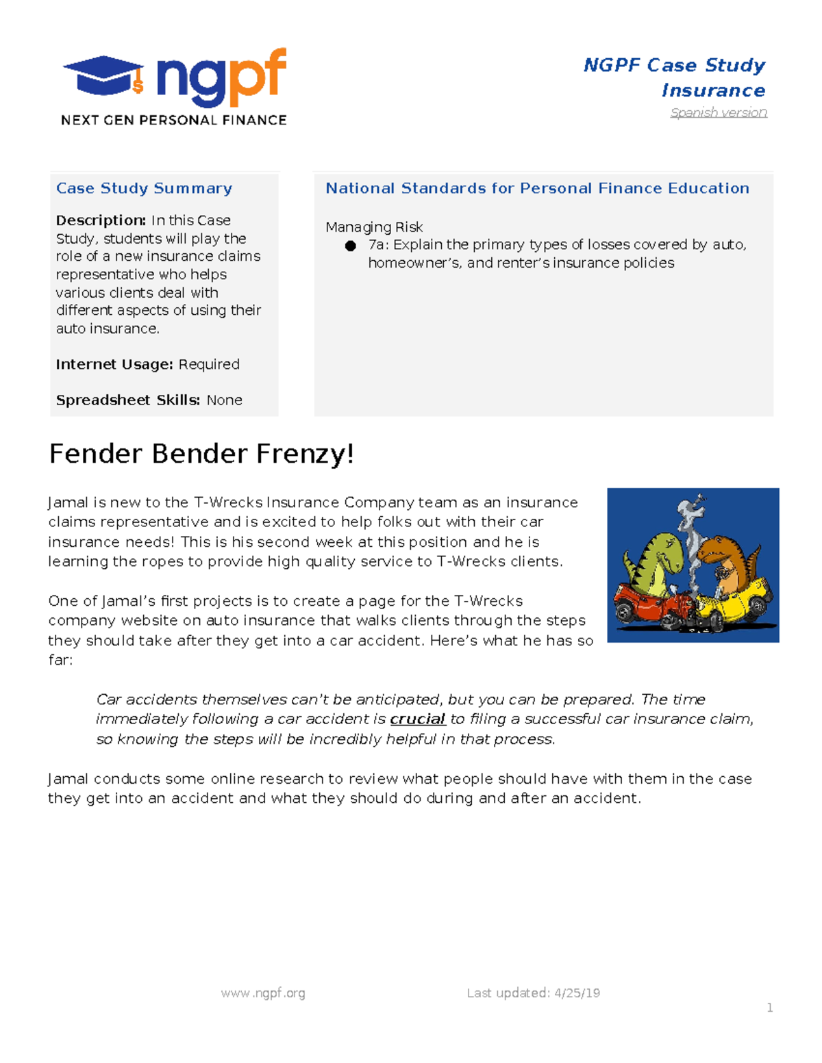 Cbdd48f3a1e4141fbe702dce513c77c9 NGPF Case Study Insurance Spanish