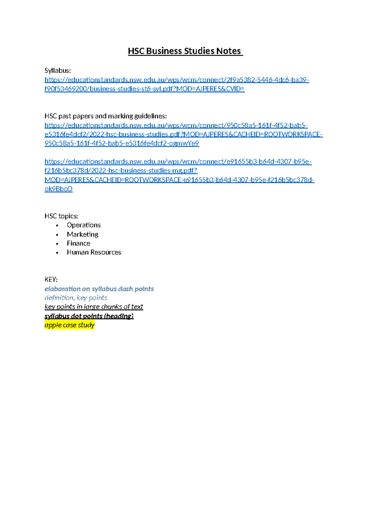 Influences on HR management summary notes - HSC Business Studies Notes ...