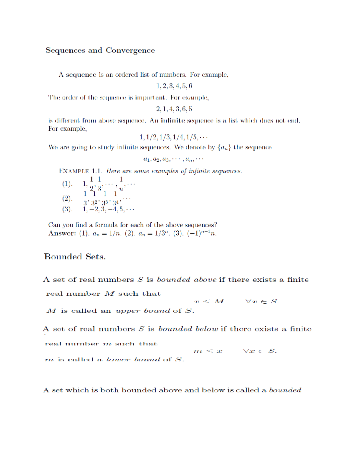 Sequence in engineering mathematics - Basic Civil Engineering - Studocu