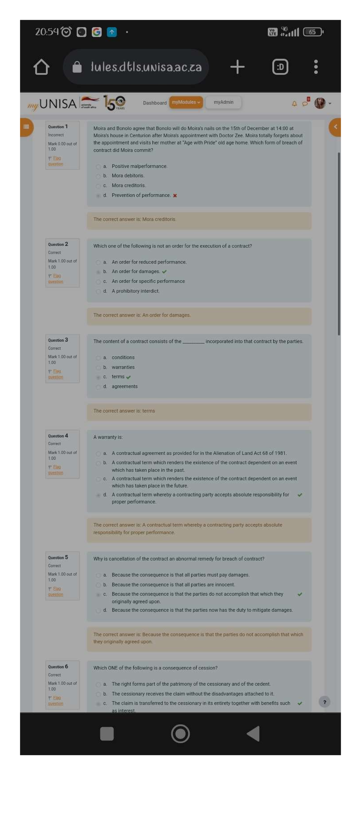 CLA assessment - CLA1503 - Studocu