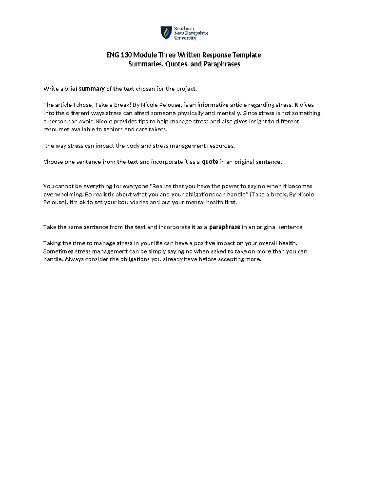 ENG 130 Module Three Written Response Template - ENG 130 Module Three ...