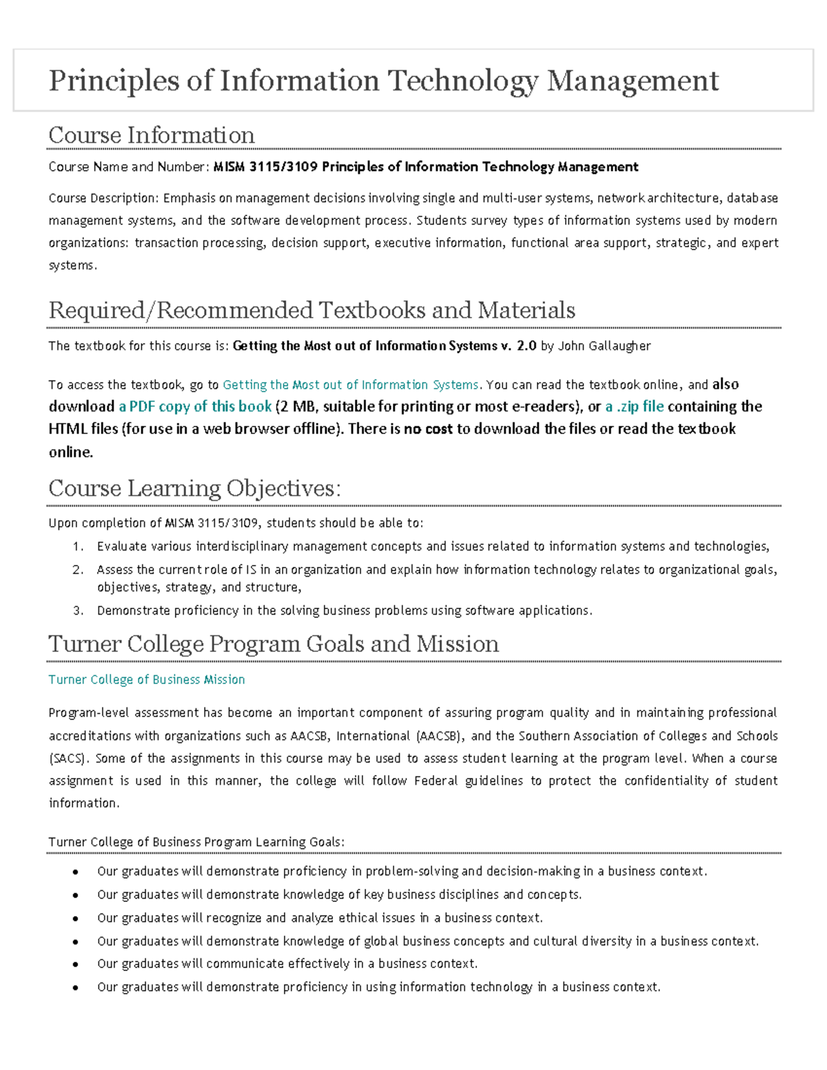Syllabus 134 - Principles of Information Technology - Principles of ...