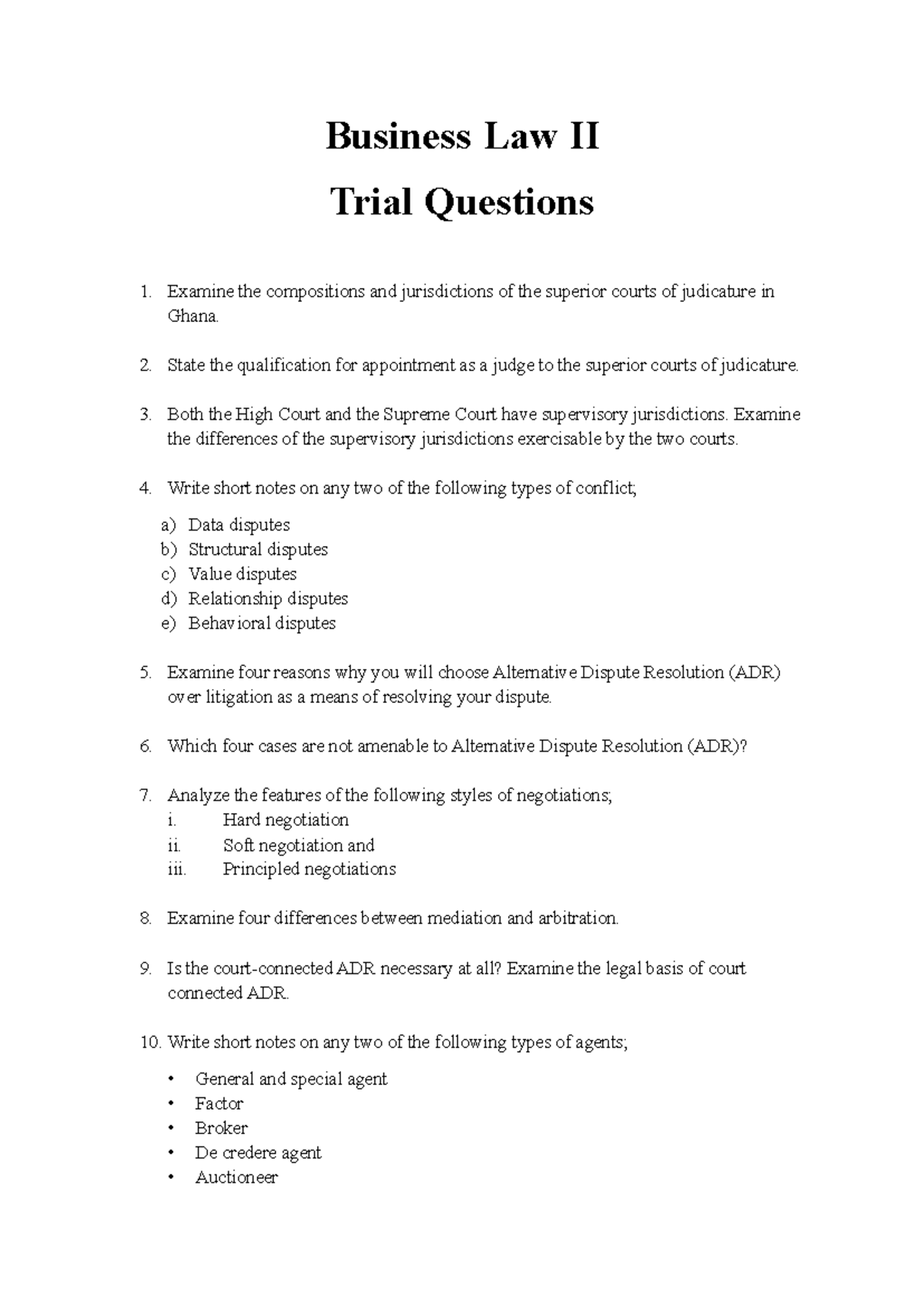 Tutorial SET 2 - Gives detailed explanation to Introduction to Business ...