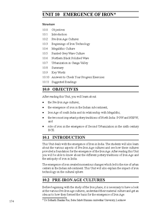 Unit7 - Study material - 134 The Advent of Food Production and Harappan ...