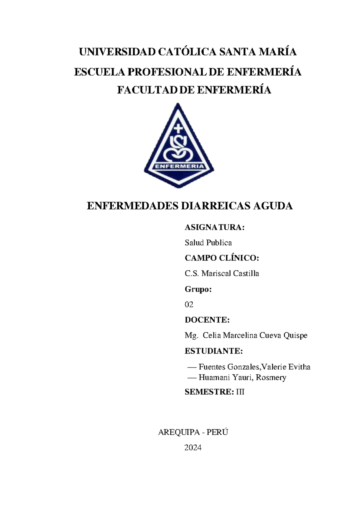 EDA - ddddddddddddd - UNIVERSIDAD CATÓLICA SANTA MARÍA ESCUELA ...
