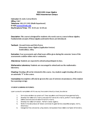 Ch.2 Class Notes - Cdssdffff - MAS2103 - Studocu