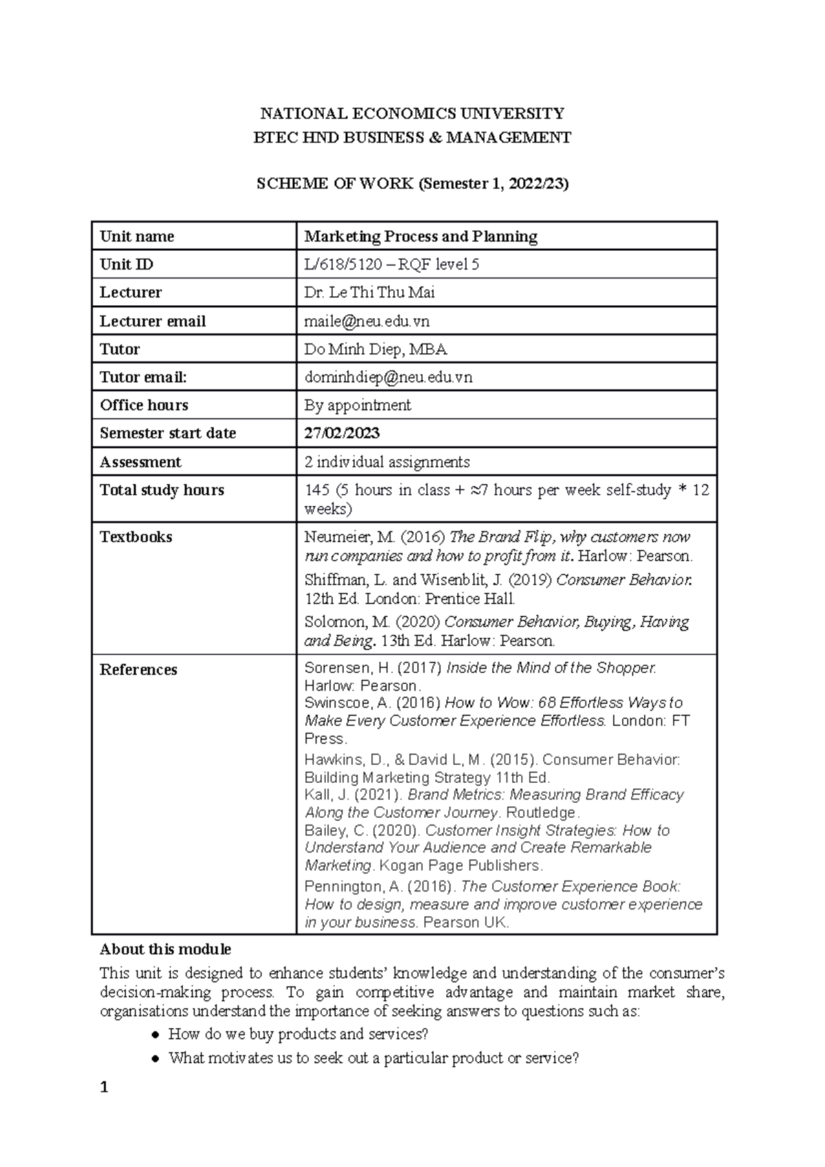 MIA-Scheme of Work-Feb2023 - NATIONAL ECONOMICS UNIVERSITY BTEC HND ...