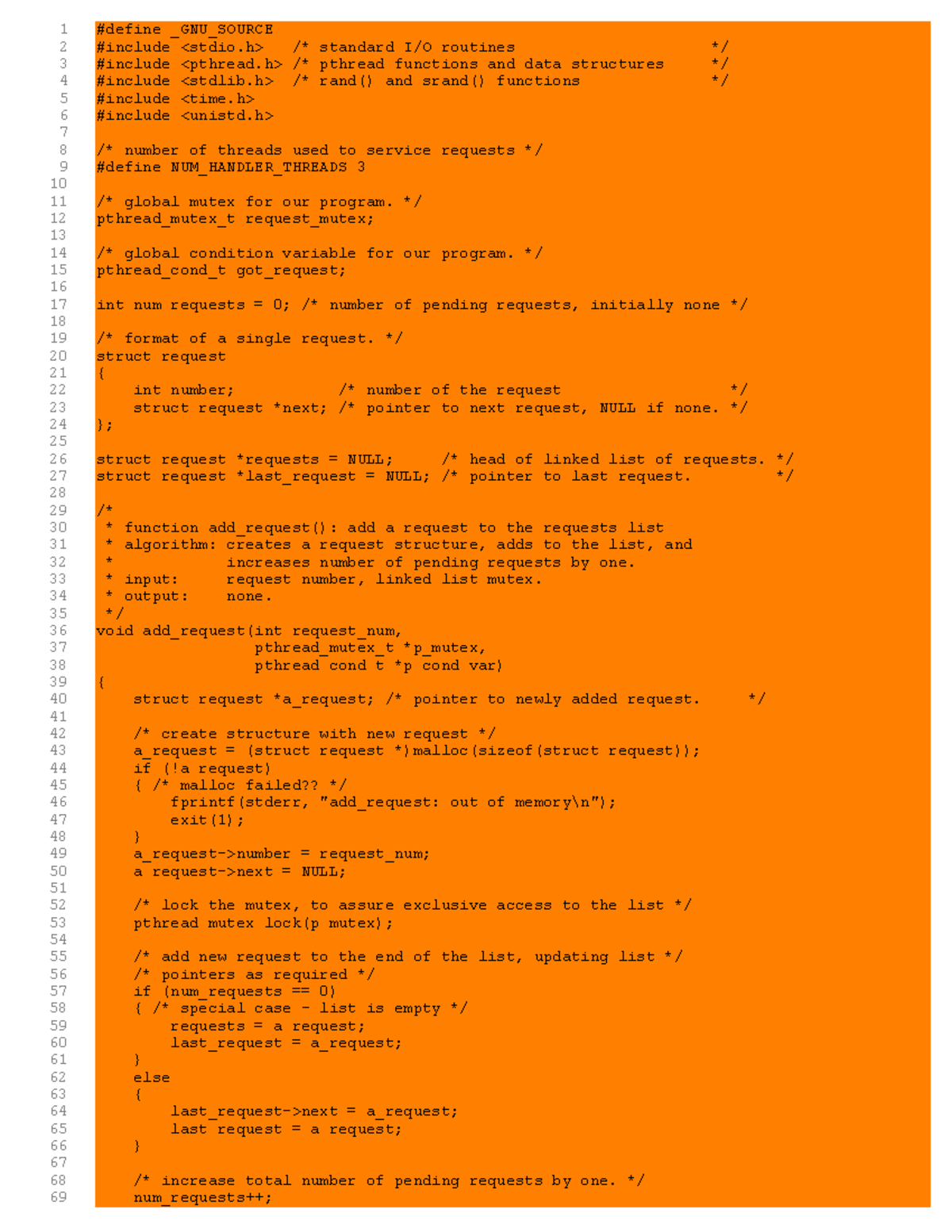 Egb347 theadpolslc - code for theoretical - 1 #define _GNU_SOURCE 2 # ...