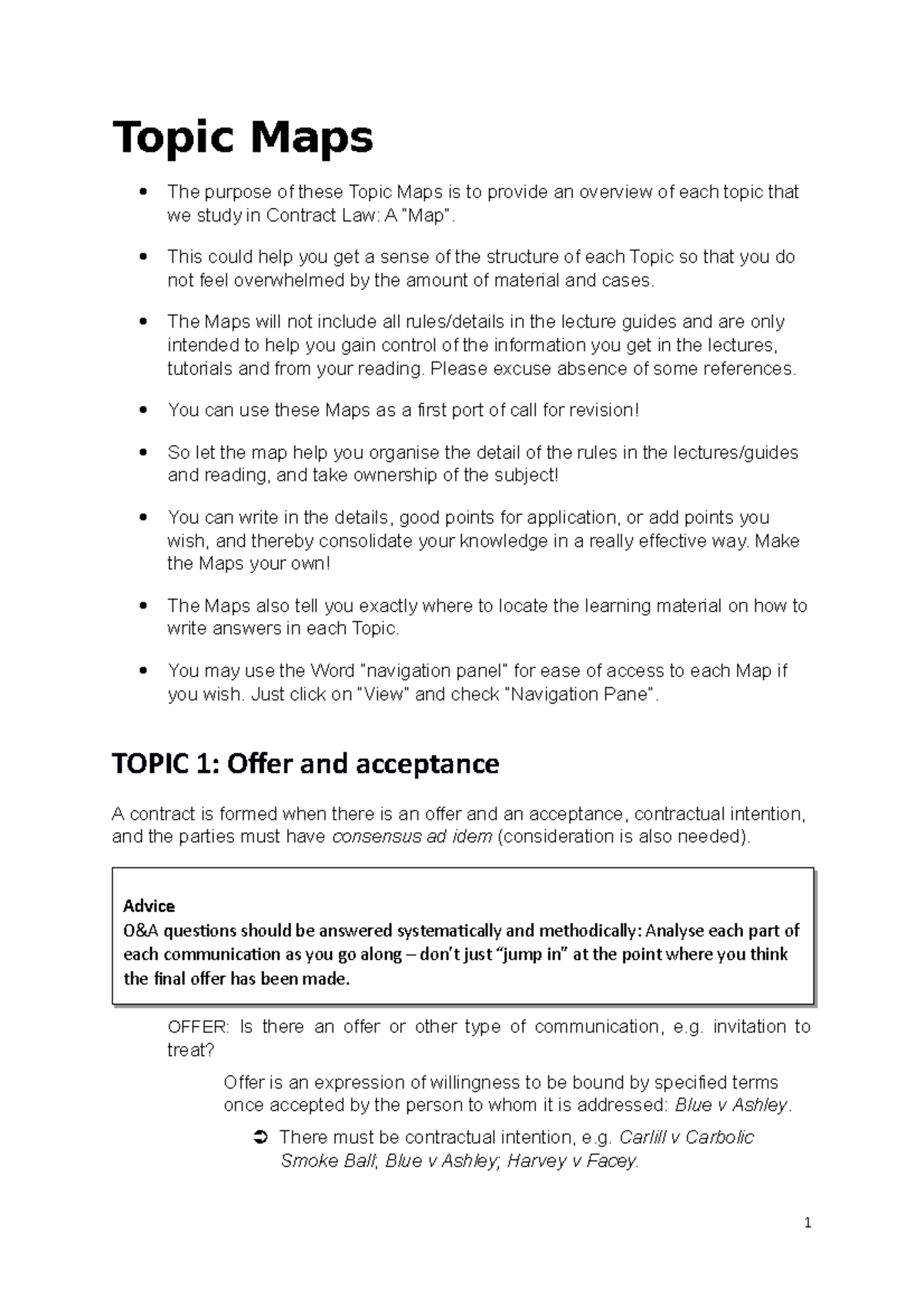 000000 Contract Topic Maps - Topic Maps The purpose of these Topic Maps is to provide an ...