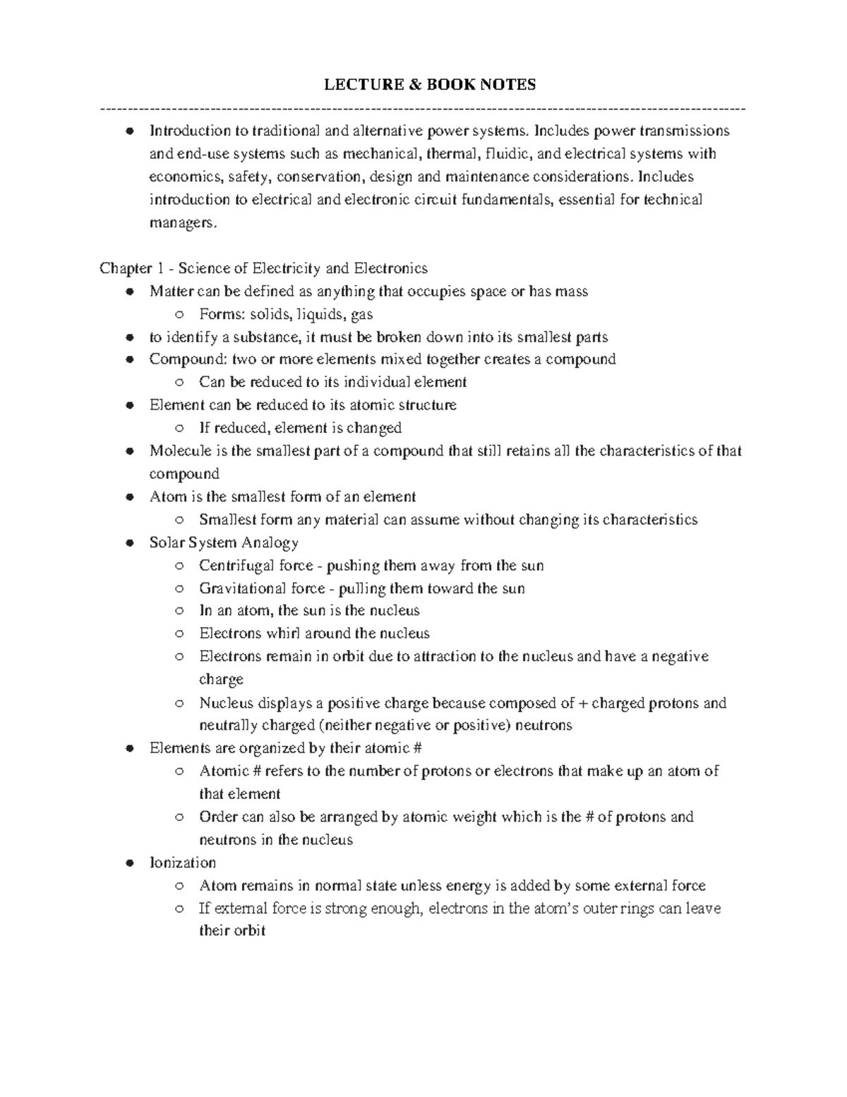 ITP 150 Notes & Study Guide - LECTURE BOOK NOTES Introduction to ...