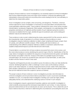 Chemical analysis of gunshot residue - Chemical analysis of gunshot ...