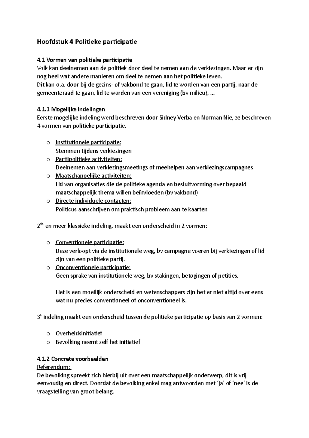 Hoofdstuk 4 Politieke participatie - Hoofdstuk 4 Politieke participatie ...