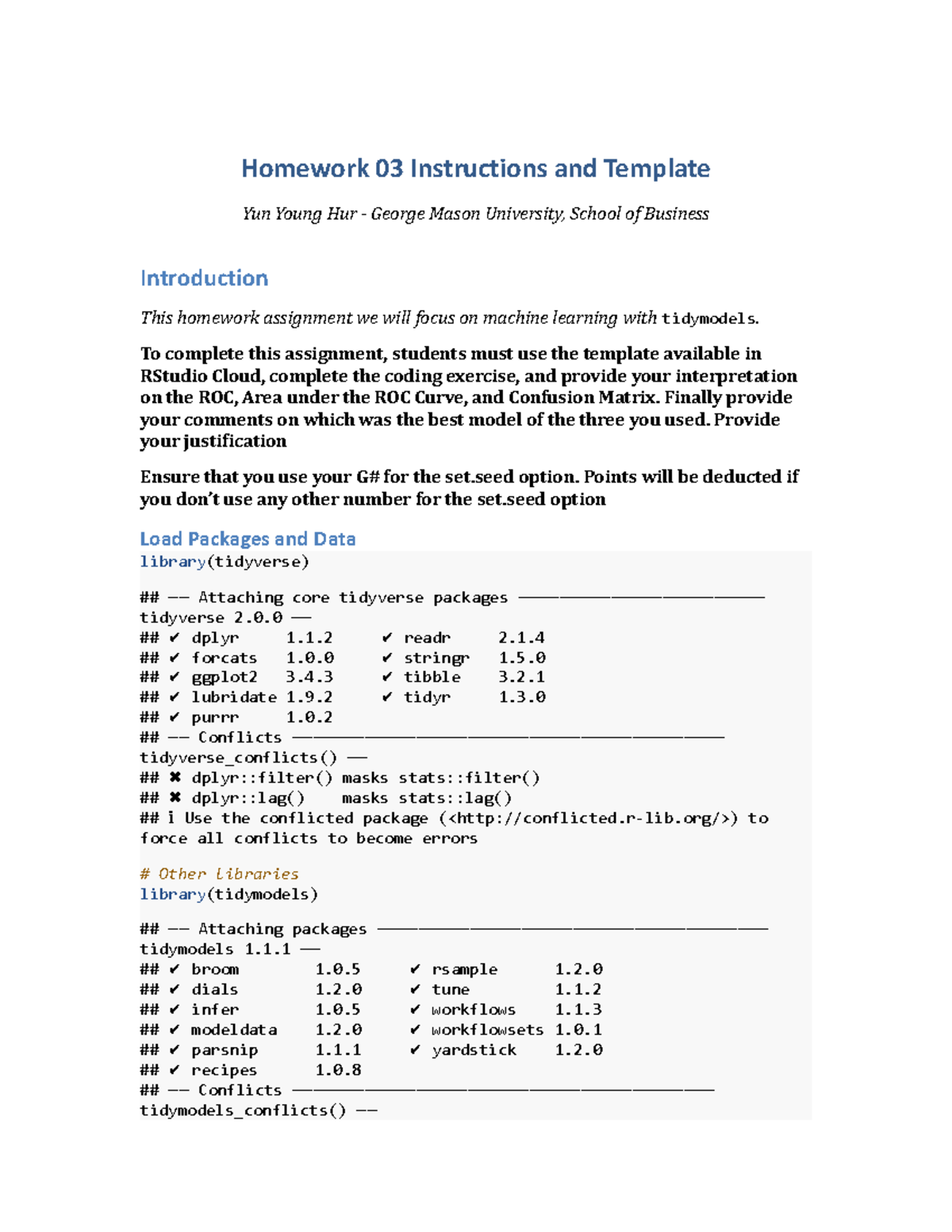 Homework 03 Instructions and Template 4 - Homework 03 Instructions and ...
