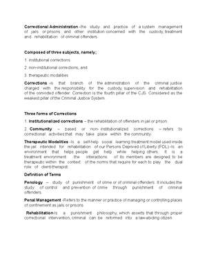 Prison Facilities - BILIBID PRISON IN 1847 The first penal institution ...