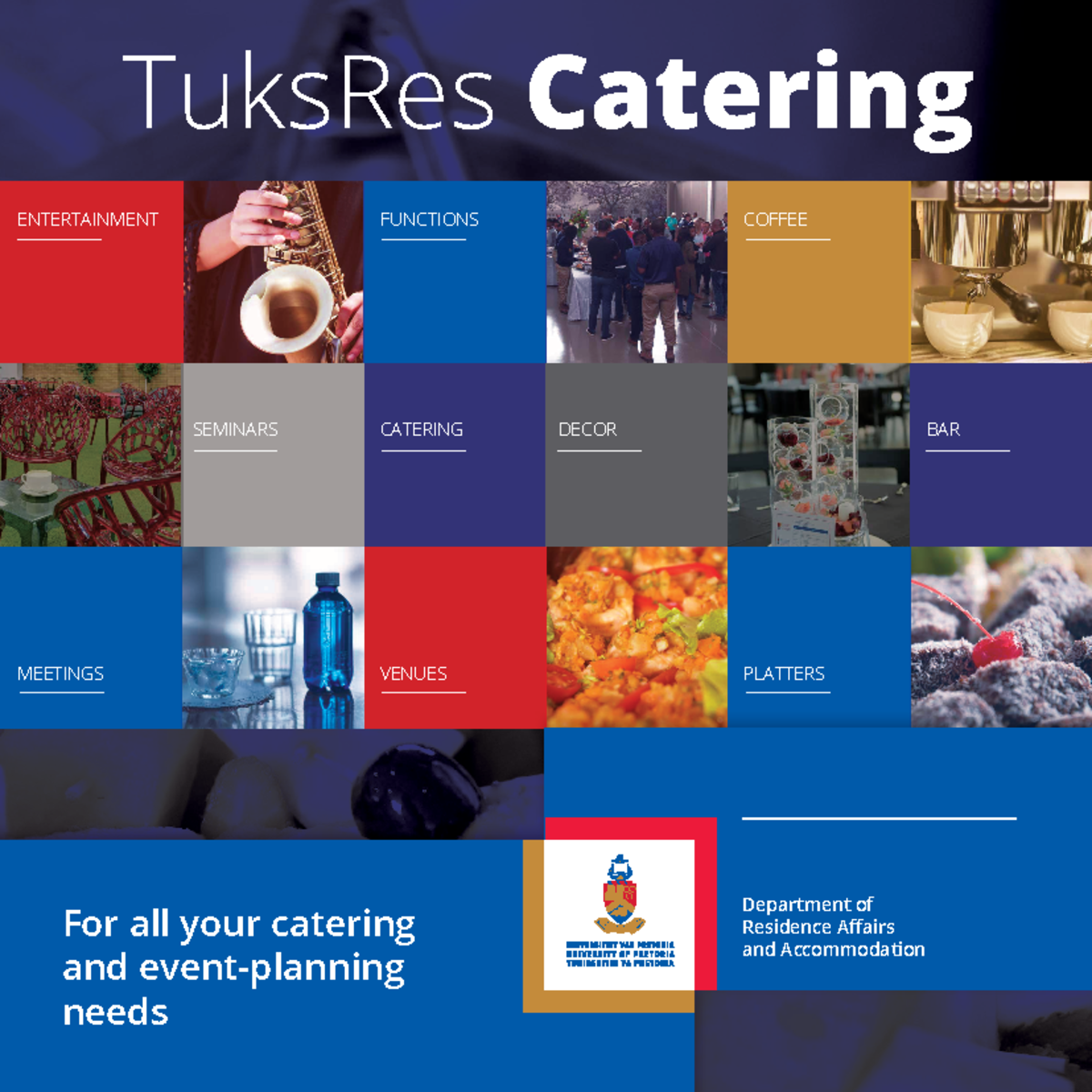 General catering information - Department of Residence Affairs and ...