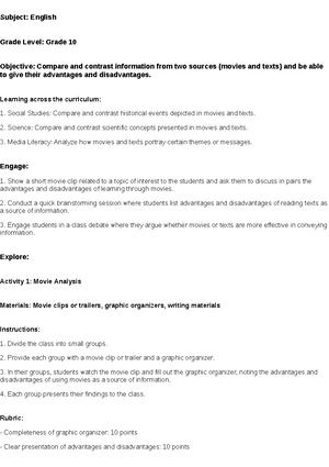 Multimodal and Its Elements - Detailed Lesson Plan in English 10 I ...