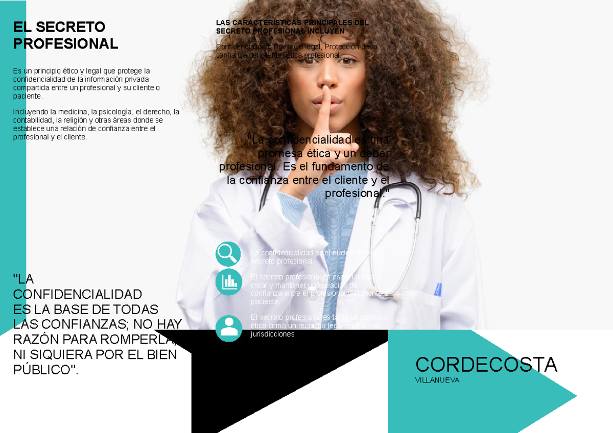 El secreto profesiona 2 - EL SECRETO PROFESIONAL Es un principio ético y legal que protege la ...
