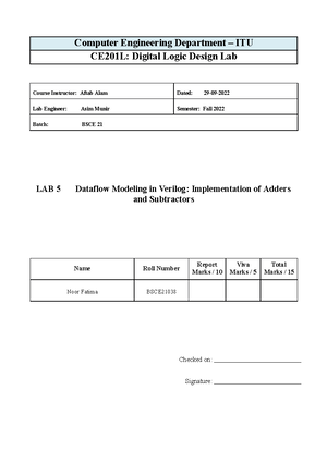 Chapter 1 - Digital Logic Design - Studocu