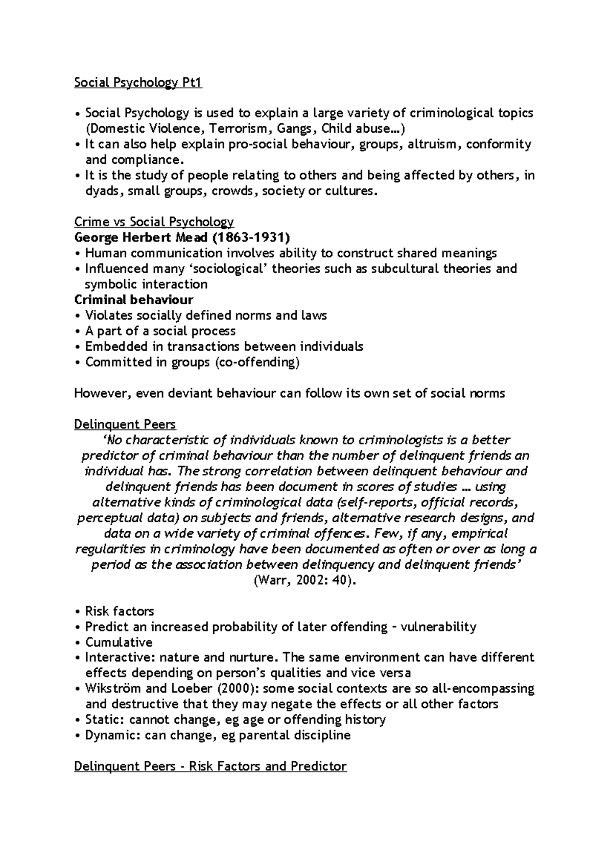 Social Psychology pt 1 - Social Psychology Pt Social Psychology is used ...